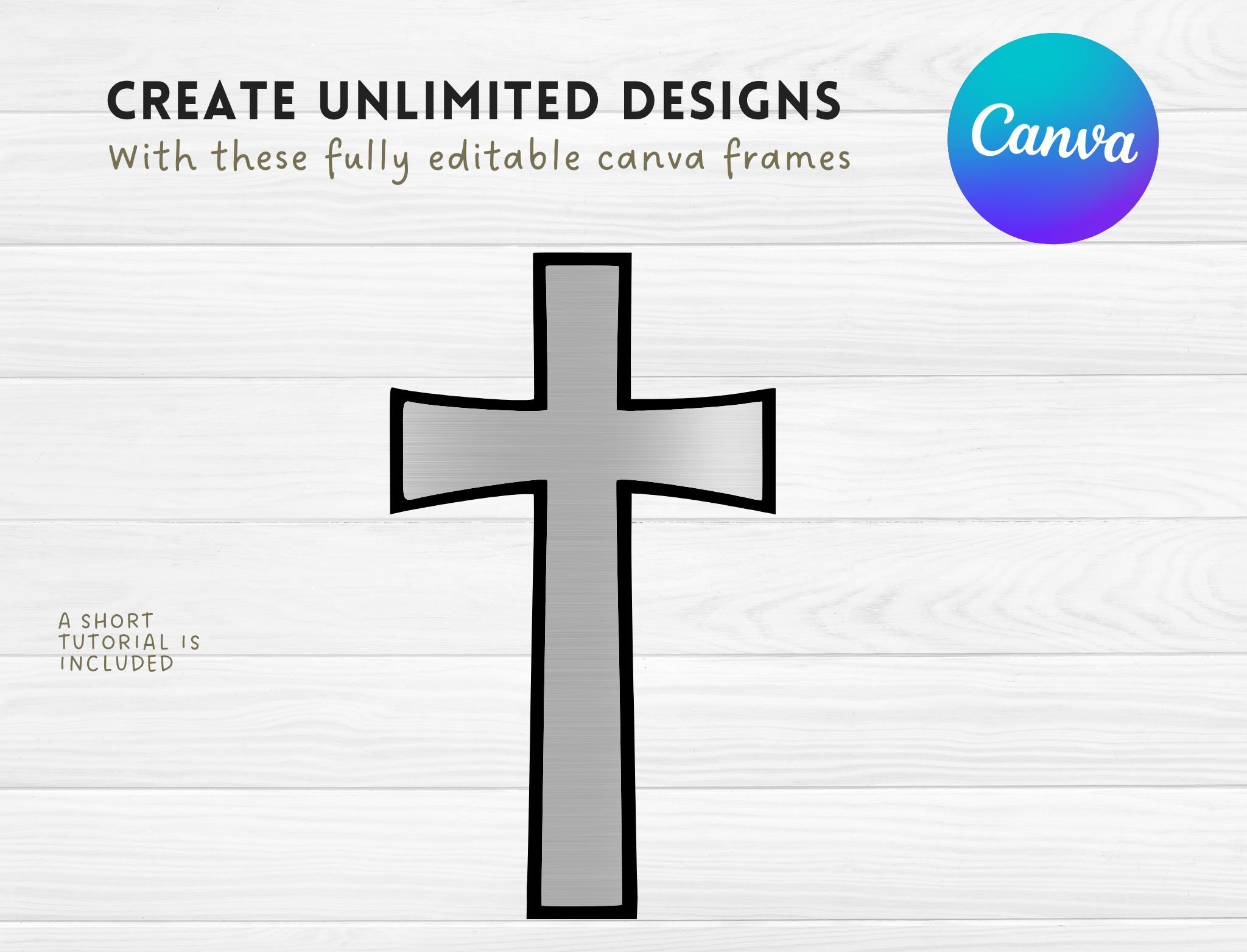 Make Your Own Religious Cross Design on CANVA With Easy Drag - Etsy