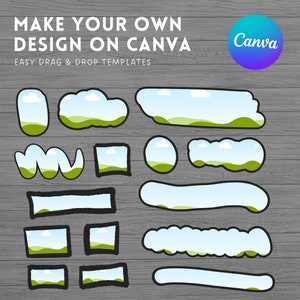 Make Your Own Doodle Elements on CANVA DIY Digital Sticker Easy Drag ...