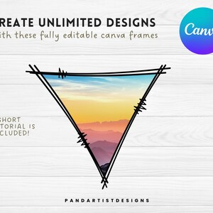 Fill Your Own Doodle CANVA Frame With Photo and Background, Editable ...