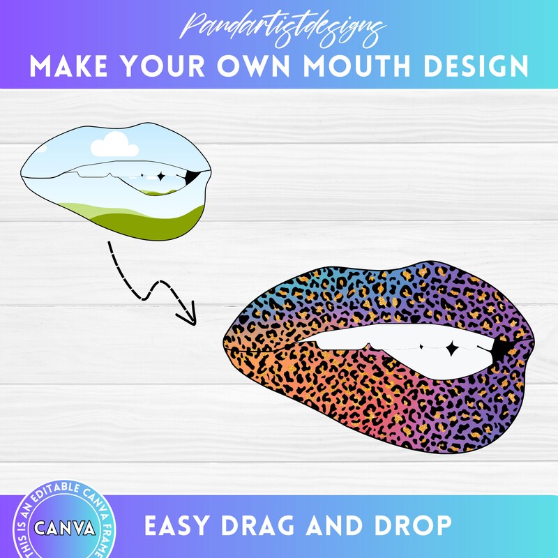 Lip Framed Art - Etsy