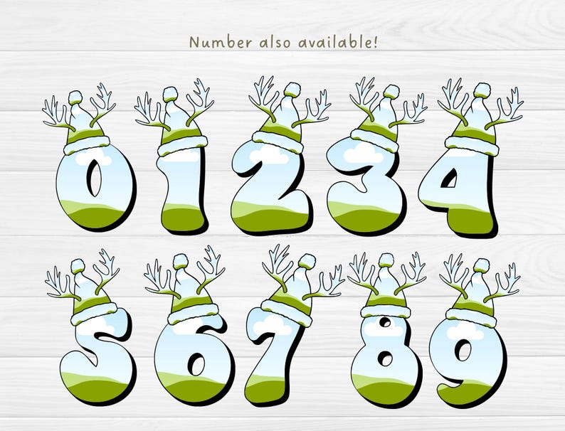 Fill Your Own Christmas Alphabet Letters & Number- Canva Frames - Drag ...