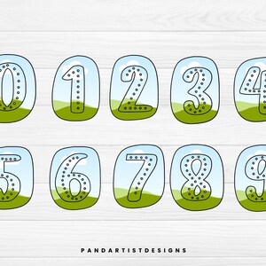 Fill Your Own Dalmatian Dots Letters & Number - Canva Frame - Drag and ...