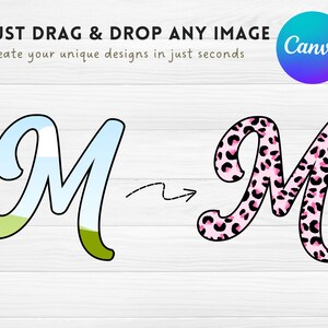 Canva Frames Retro Western Uppercase Lowercase Letters and Numbers ...