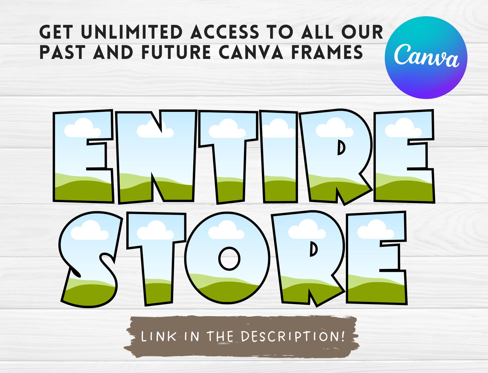 Fill Your Own Sunflower on CANVA With Easy Drag and Drop, Editable ...