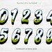 Canva Frames Retro Western Uppercase Lowercase Letters & Numbers ...