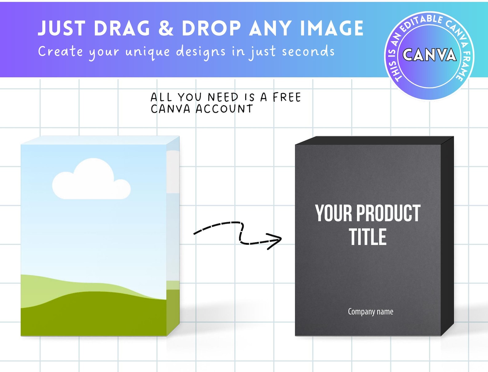 5 Software Box Mockups Editable Canva Template, 3D Box Mock-up, Easy ...