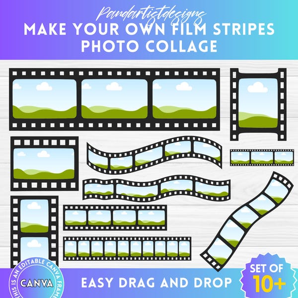 Photo Strip Frames - Etsy