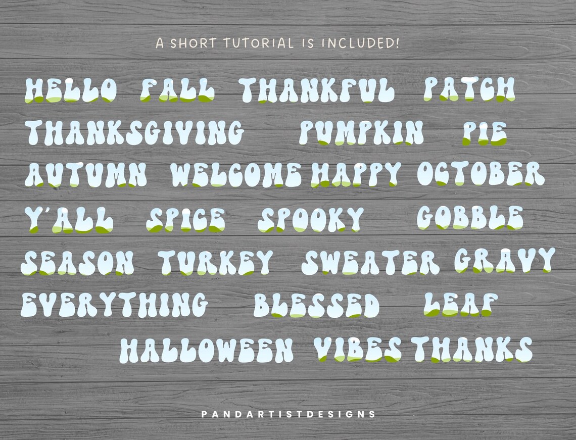 Editable Thanksgiving Bundle CANVA Frame Template 25 Fall - Etsy