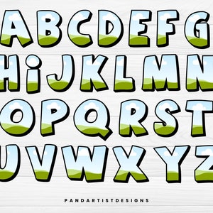 Fill Your Own Hollow Doodle Letters & Numbers on CANVA With Easy Drag ...