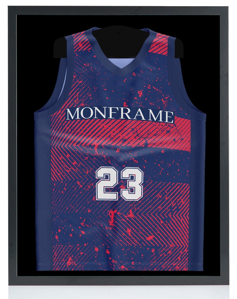 Jersey Frame With Revolving Door | Black Object Frame for Jerseys ...