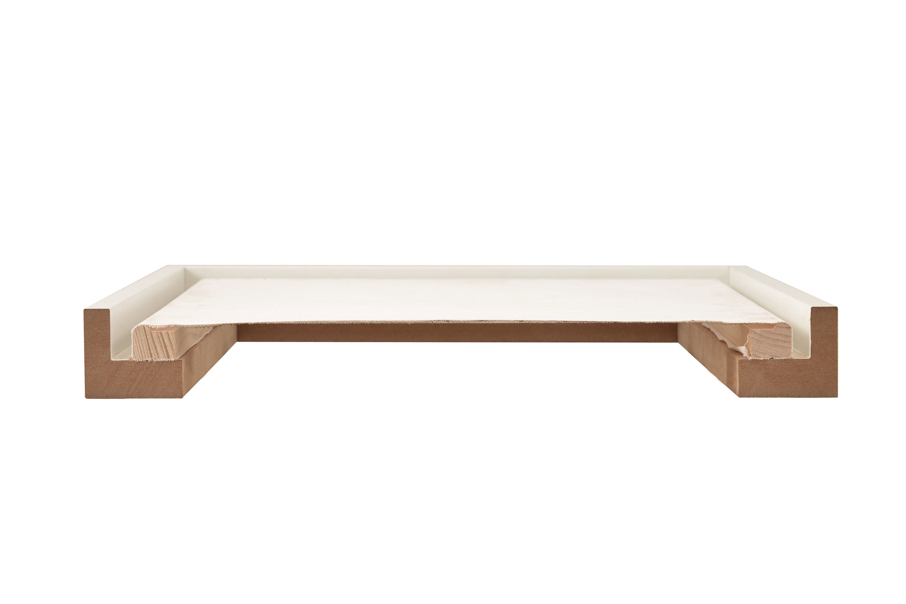 Walnut Shadow Gap Frame, Canvas Picture Frame Without Glass, Canvas ...