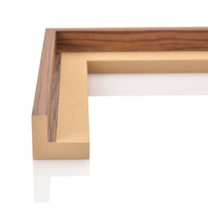 Walnut Shadow Gap Frame, Canvas Picture Frame Without Glass, Canvas ...