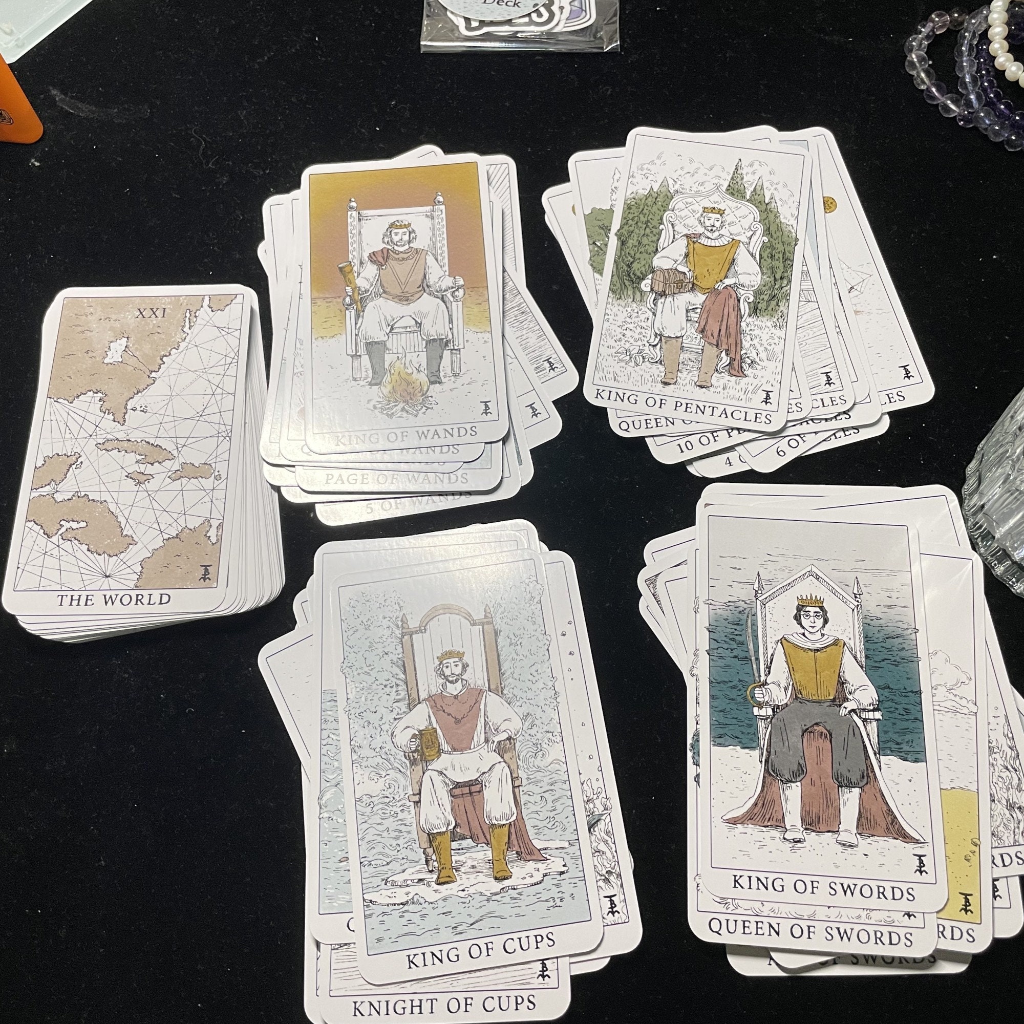 Tempest Tarotblue Tarot78 Cards Tarottarot Decktarot Gift - Etsy Hong Kong