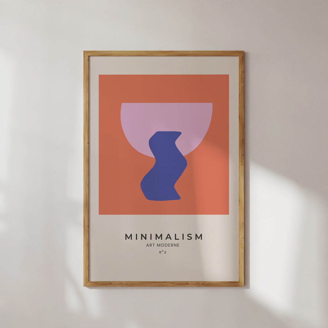 Minimalism Poster Minimalist Poster Exhibition Poster Poster Living ...