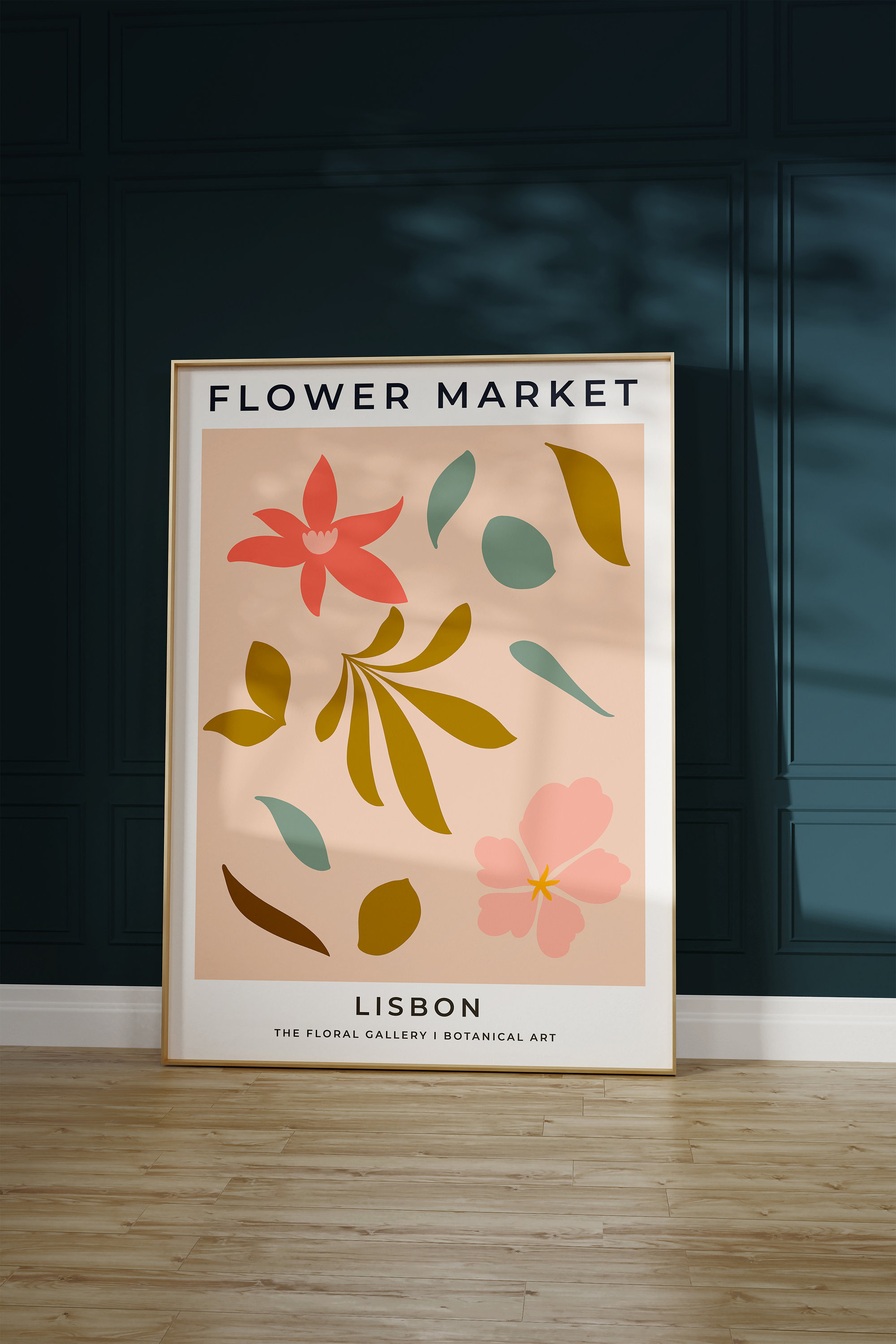 Flower Market Lisbon Poster | Flowers Posters sold by YULIIA MEI | SKU ...
