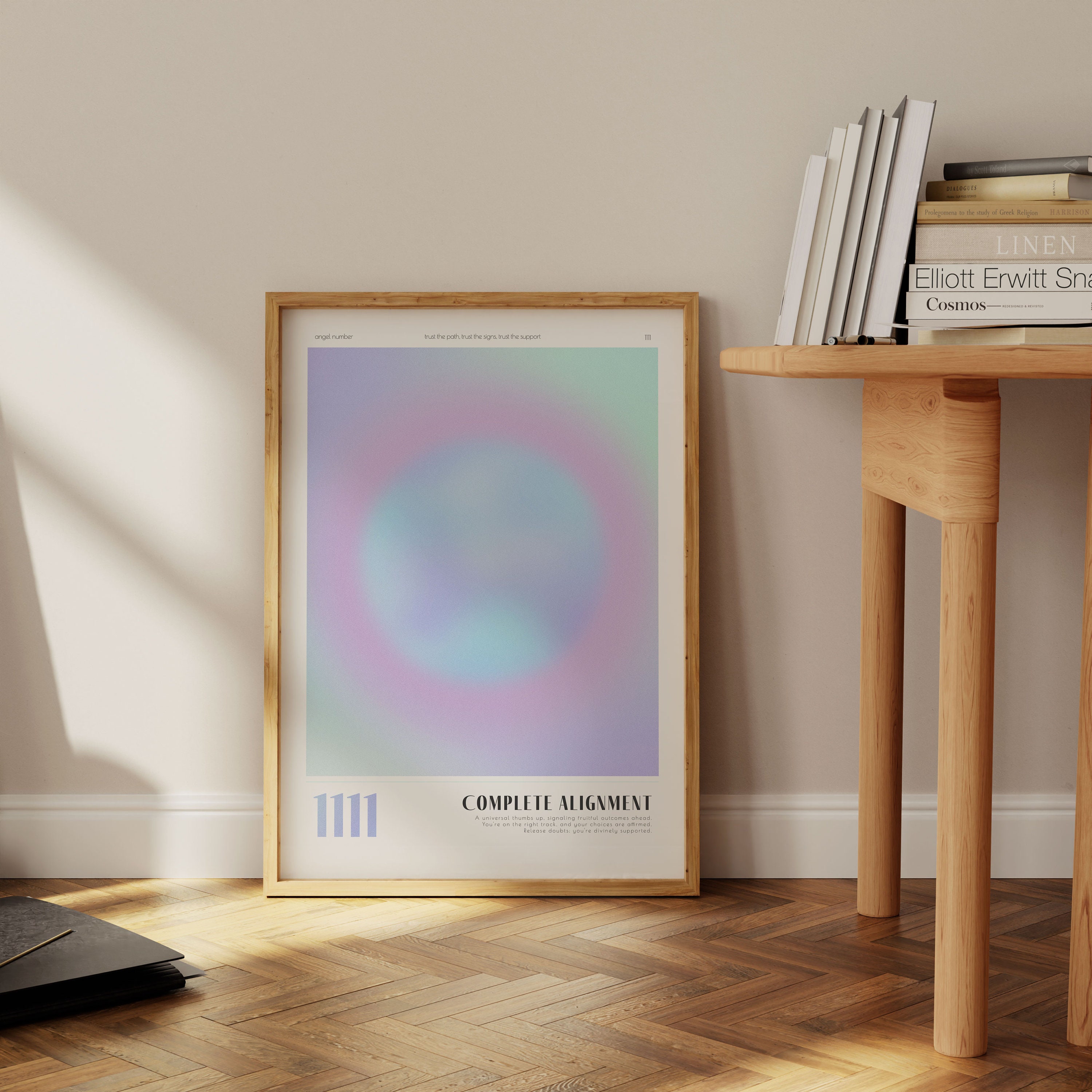 Aura Poster Angel Number 1111 Art Print Bedroom Wall - Etsy