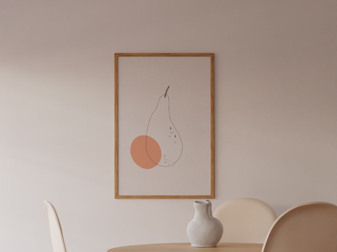 PEAR Design Poster Illustration Poster Poster for the Kitchen Pear ...