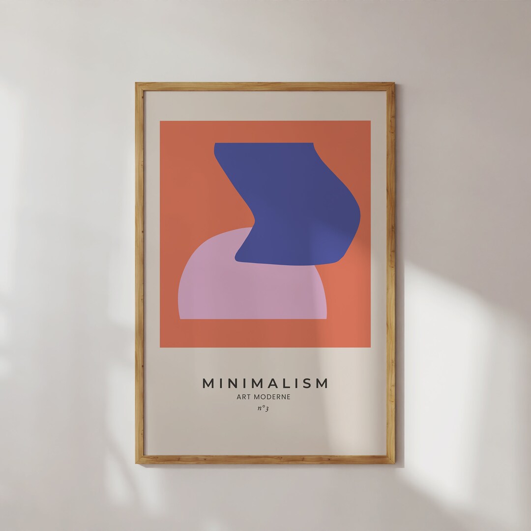 Minimalism Poster Minimalist Poster Exhibition Poster Poster Living ...