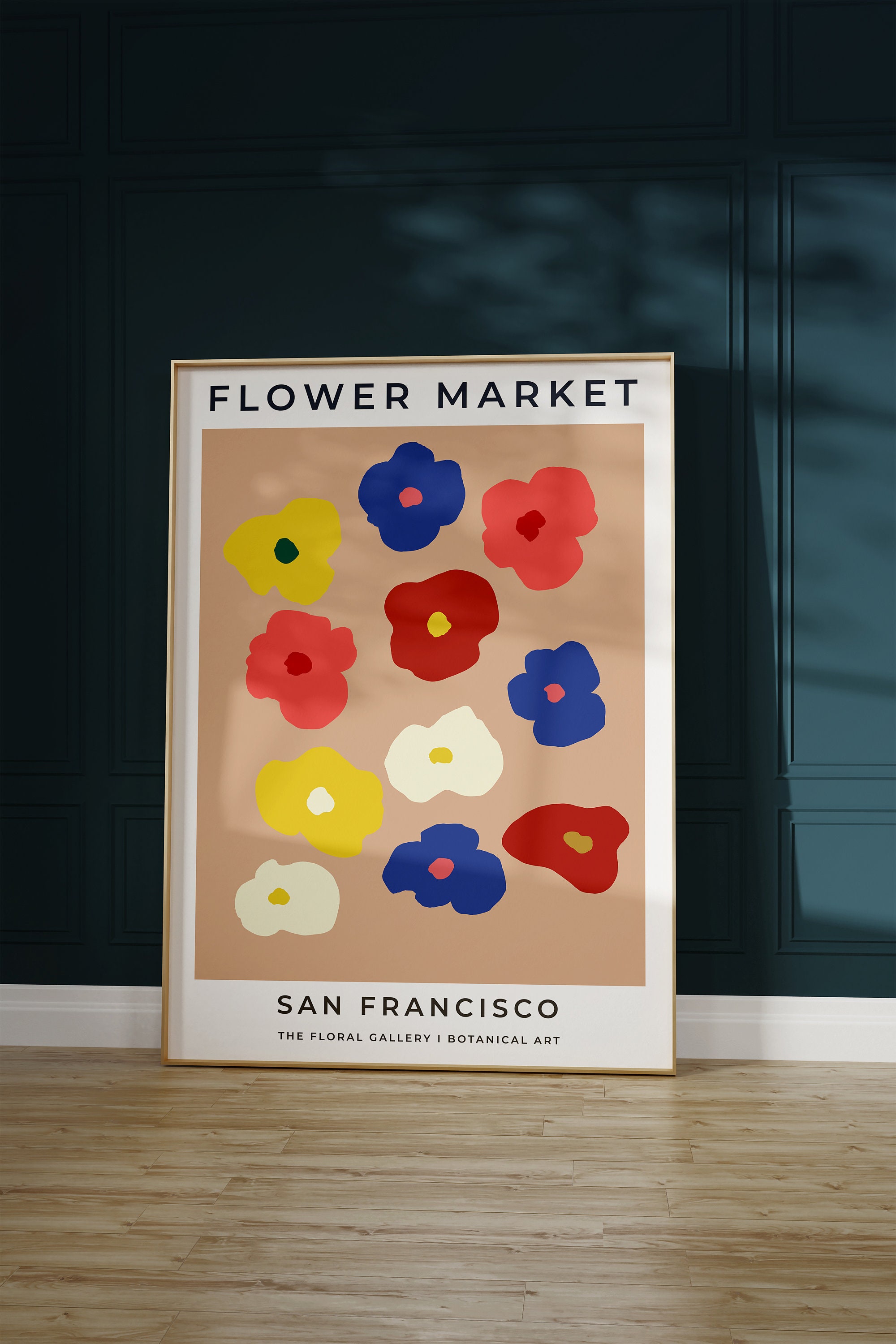 Flower Market San Francisco Poster | Flowers Posters sold by Basilisk ...