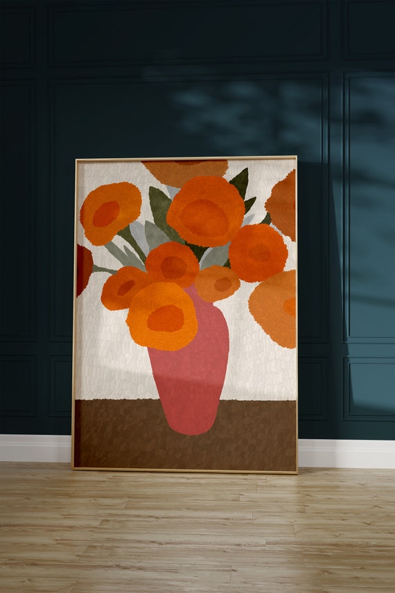 BUNCH OF FLOWERS Design Poster Poster Bedroom Poster - Etsy