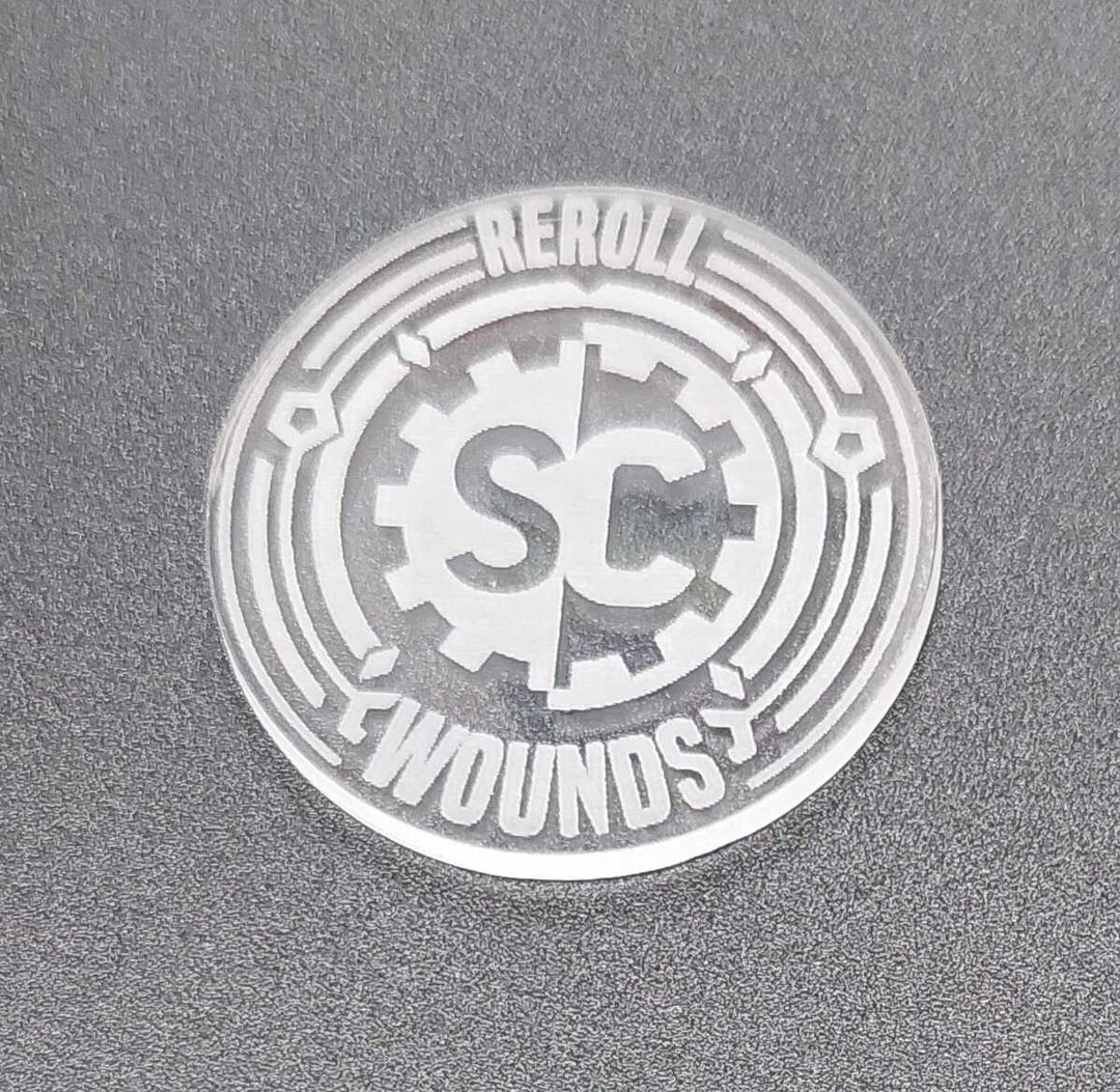 Reroll Wounds Stat Check 40k Tokens Pack of 6 - Etsy