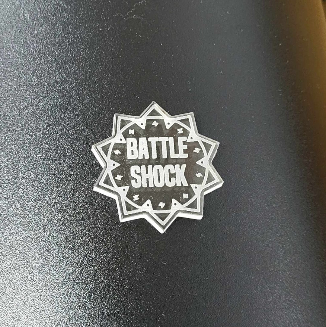 Battle Shock Tokens 40k Tokens Pack of 6 - Etsy