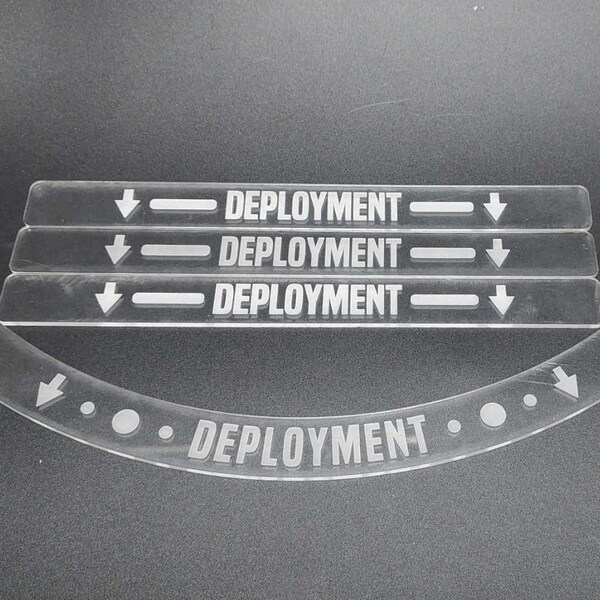 40k Deployment Zone Markers - Etsy