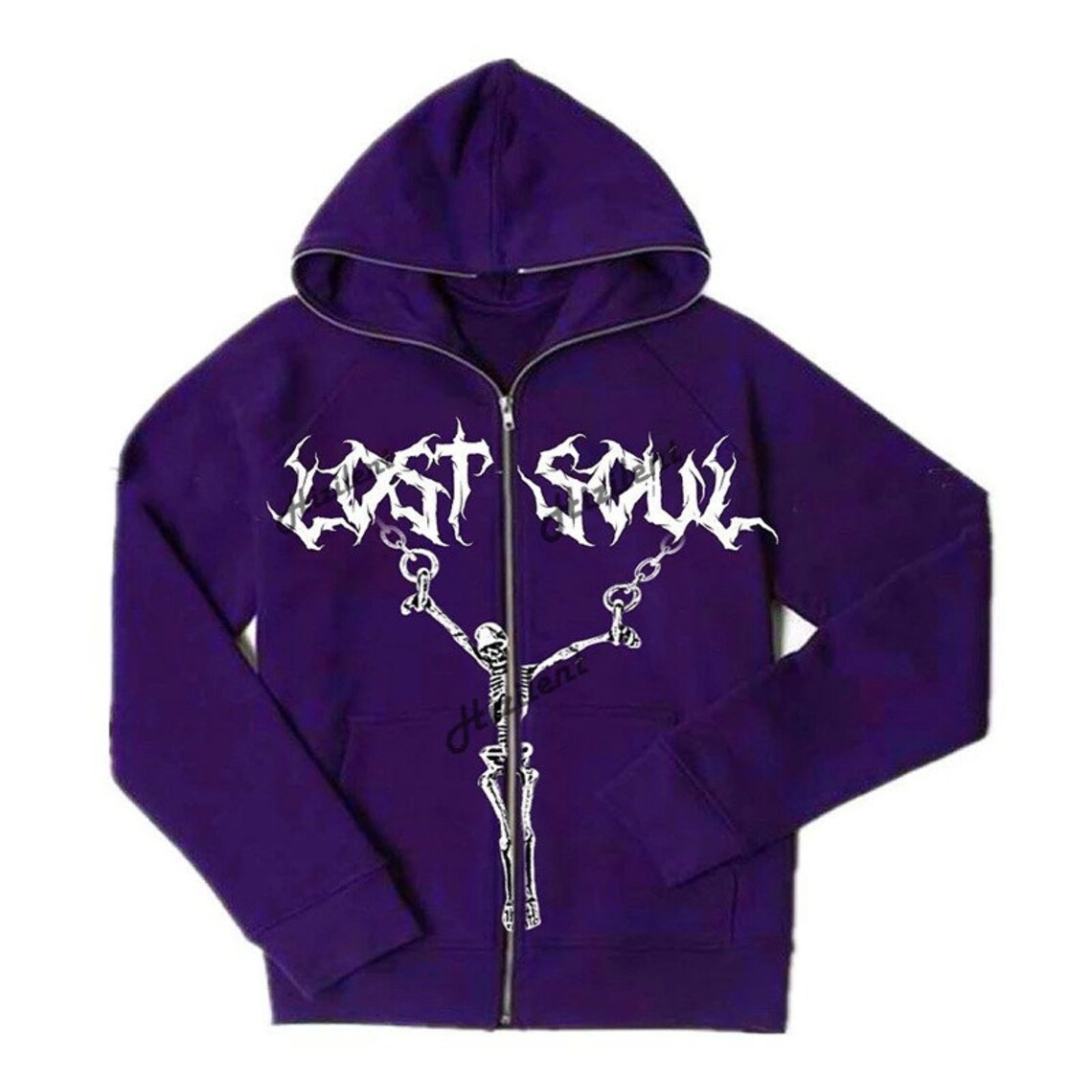 Y2K Retro Lost Soul Zip up Hoodie - Etsy UK