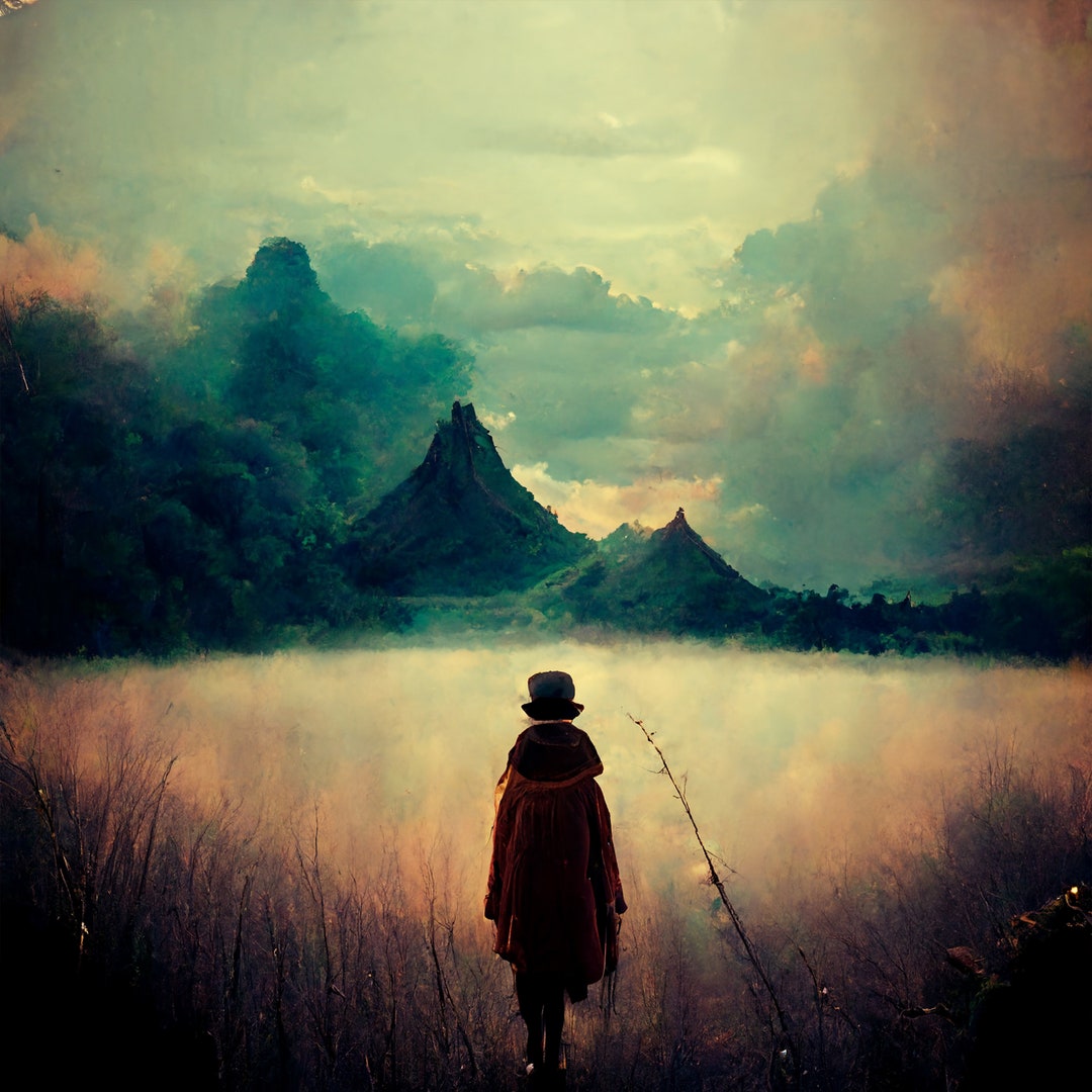 Modern Abstract Digital Art Print Instant Download, Colorful Printable ...