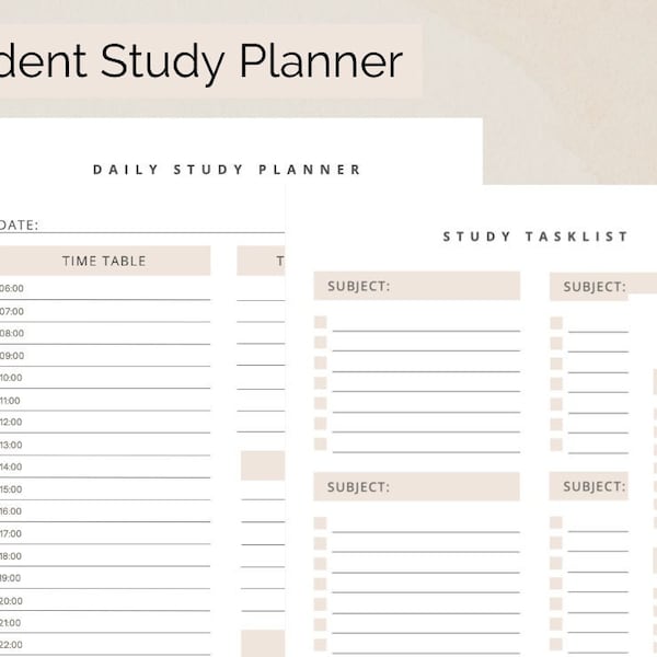 Study Planner - Etsy Australia