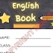 English Book Name Sticker Labels (digital) for Primary Schools and Home ...