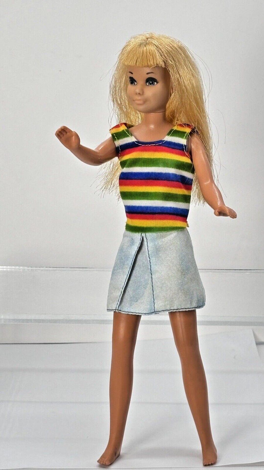Barbie Mattel Skipper Doll 1970s Suntan Malibu, Korea, TNT, Bendable ...