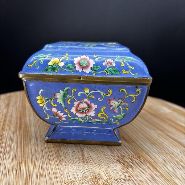Chinese Enamel Box - Etsy