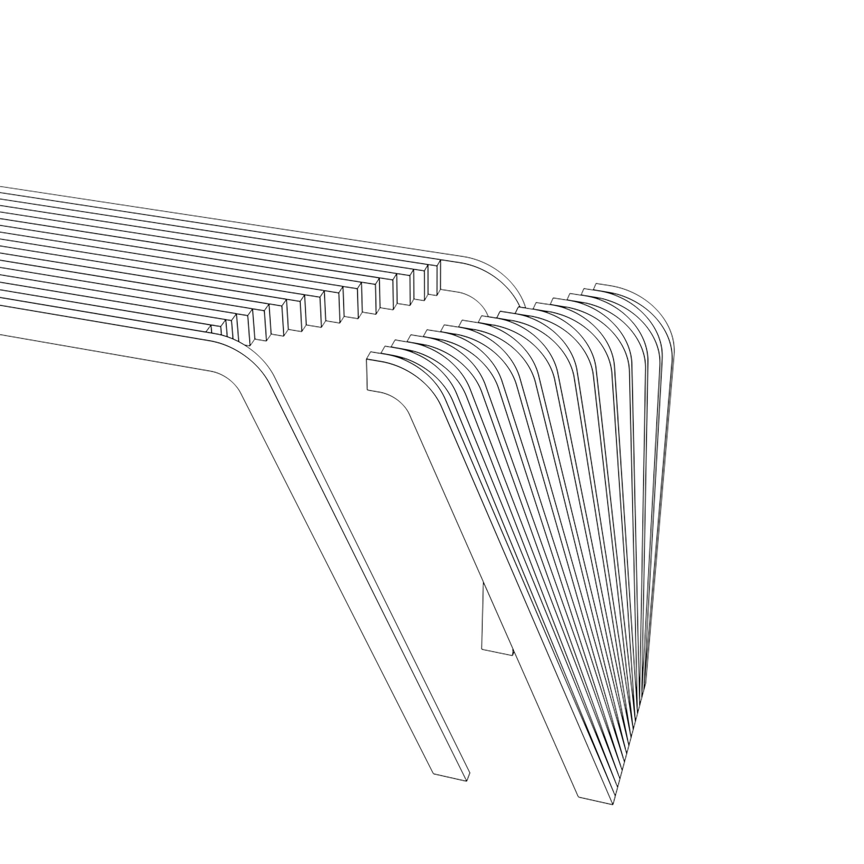 Parametric Design, Wavy Plywood Console Table - CNC Files for Cutting ...