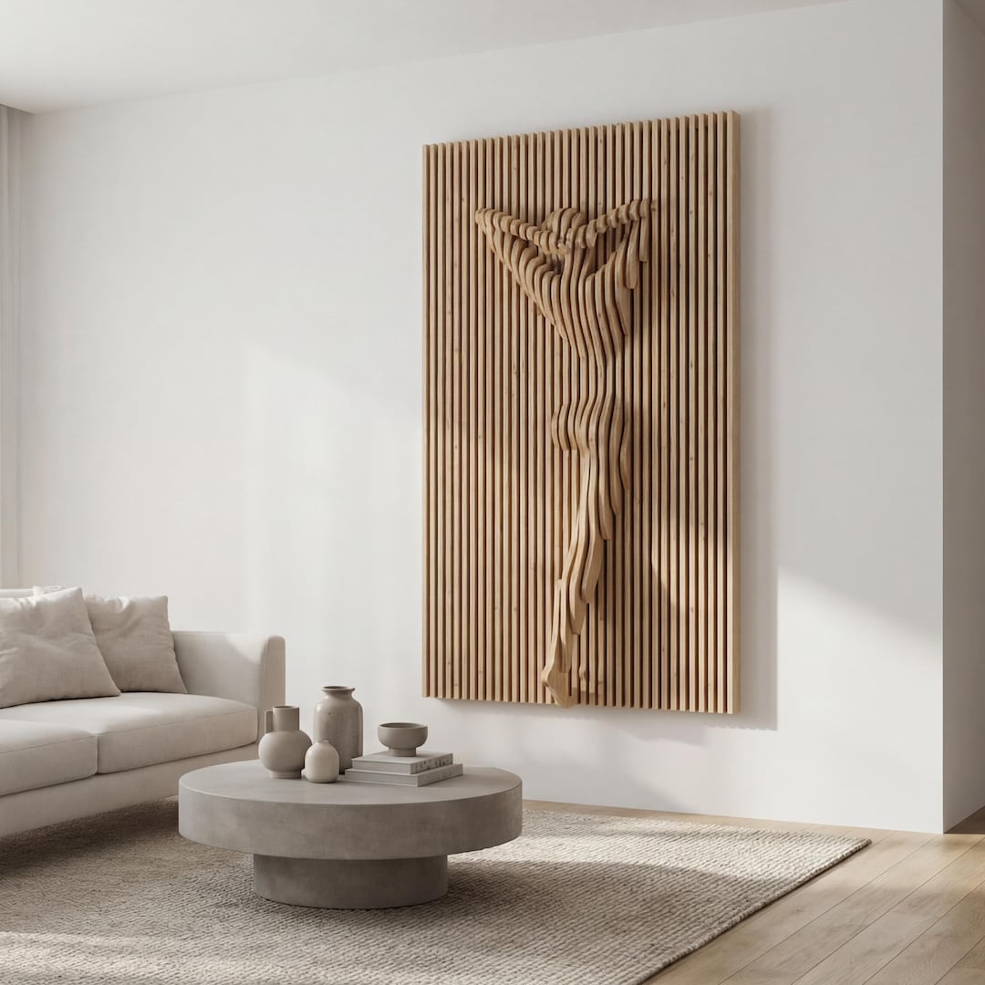 3D Parametric Woman Wall Art | CNC Laser Cut Files - Etsy