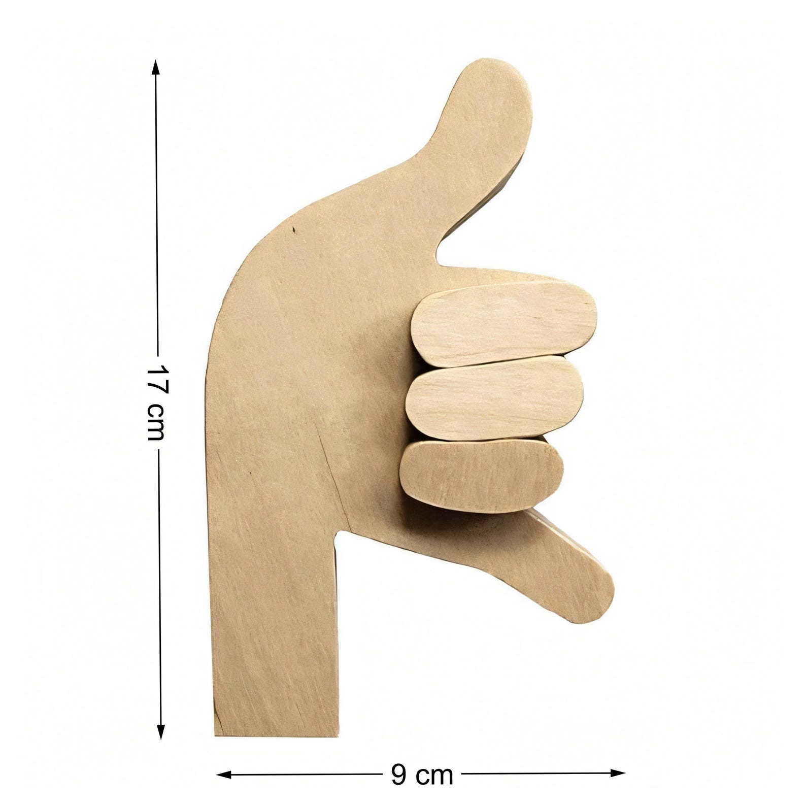 Wooden Hand Gesture Wall Hooks – Laser Cut Vector Files (digital ...