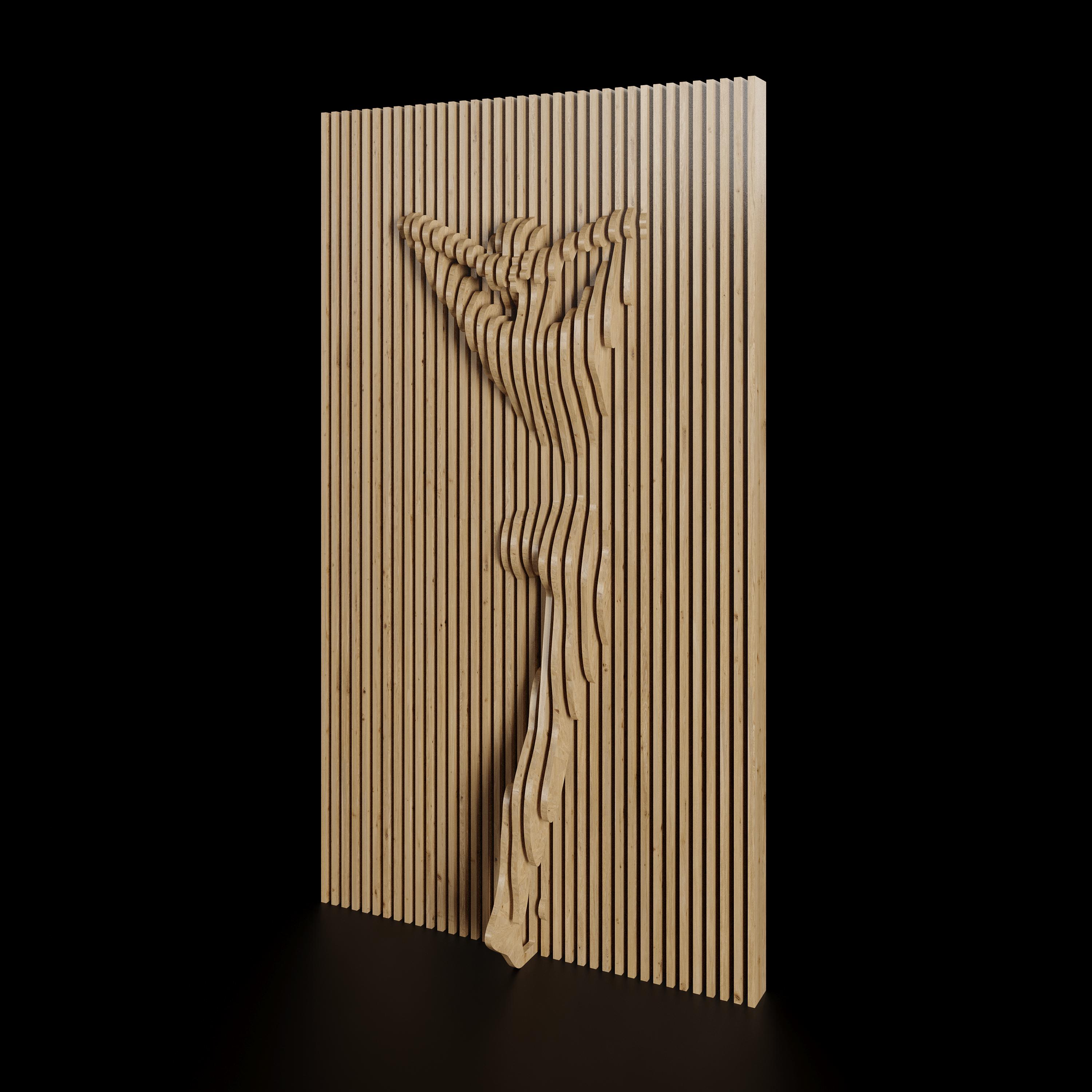 3D Parametric Woman Wall Art | CNC Laser Cut Files - Etsy