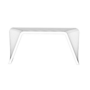 Parametric Design, Wavy Plywood Console Table - CNC Files for Cutting ...