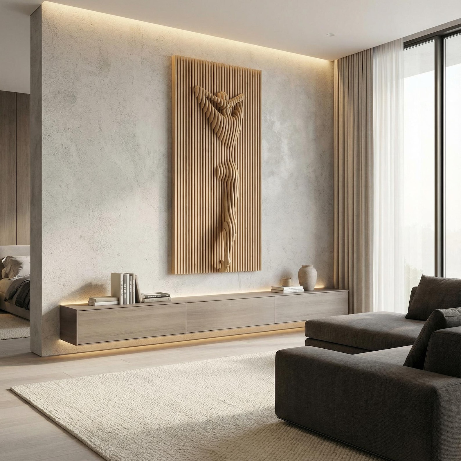 Parametric Woman Wall Art CNC Files | 3D Layered Female Sculpture | Cnc ...