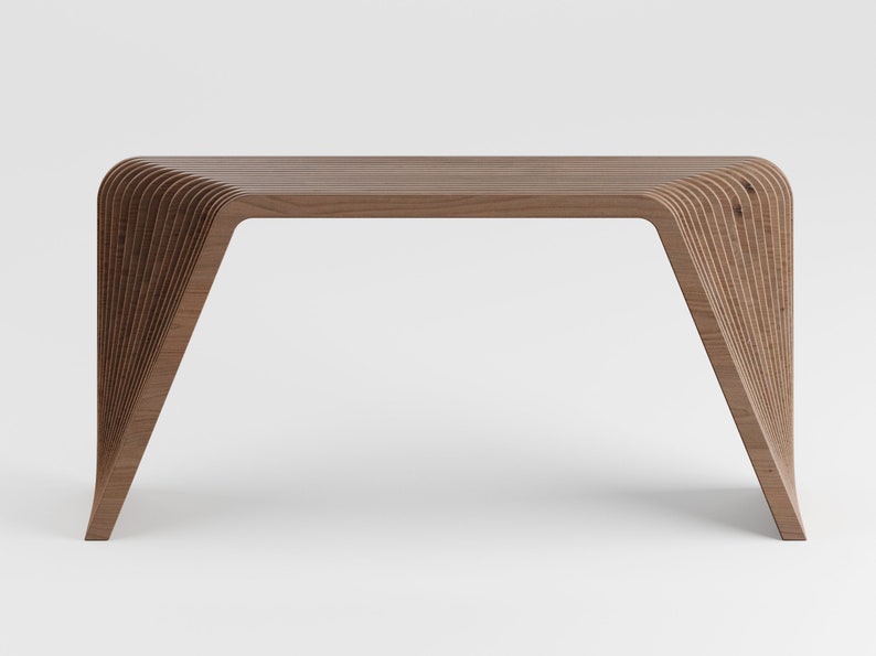 Parametric Design, Wavy Plywood Console Table - CNC Files for Cutting ...