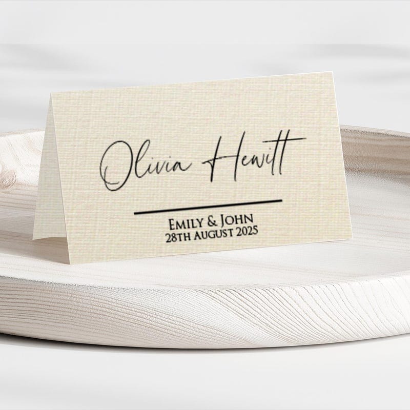 Tented Place Cards - Etsy