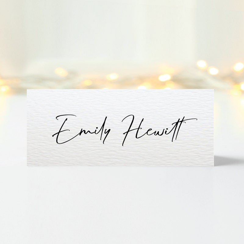 Table Placement Name Cards - Etsy