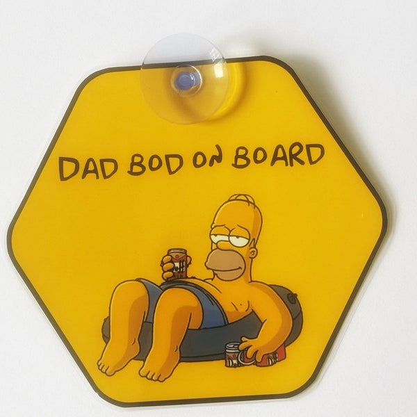 Baby on Board Simpsons Sticker - Etsy