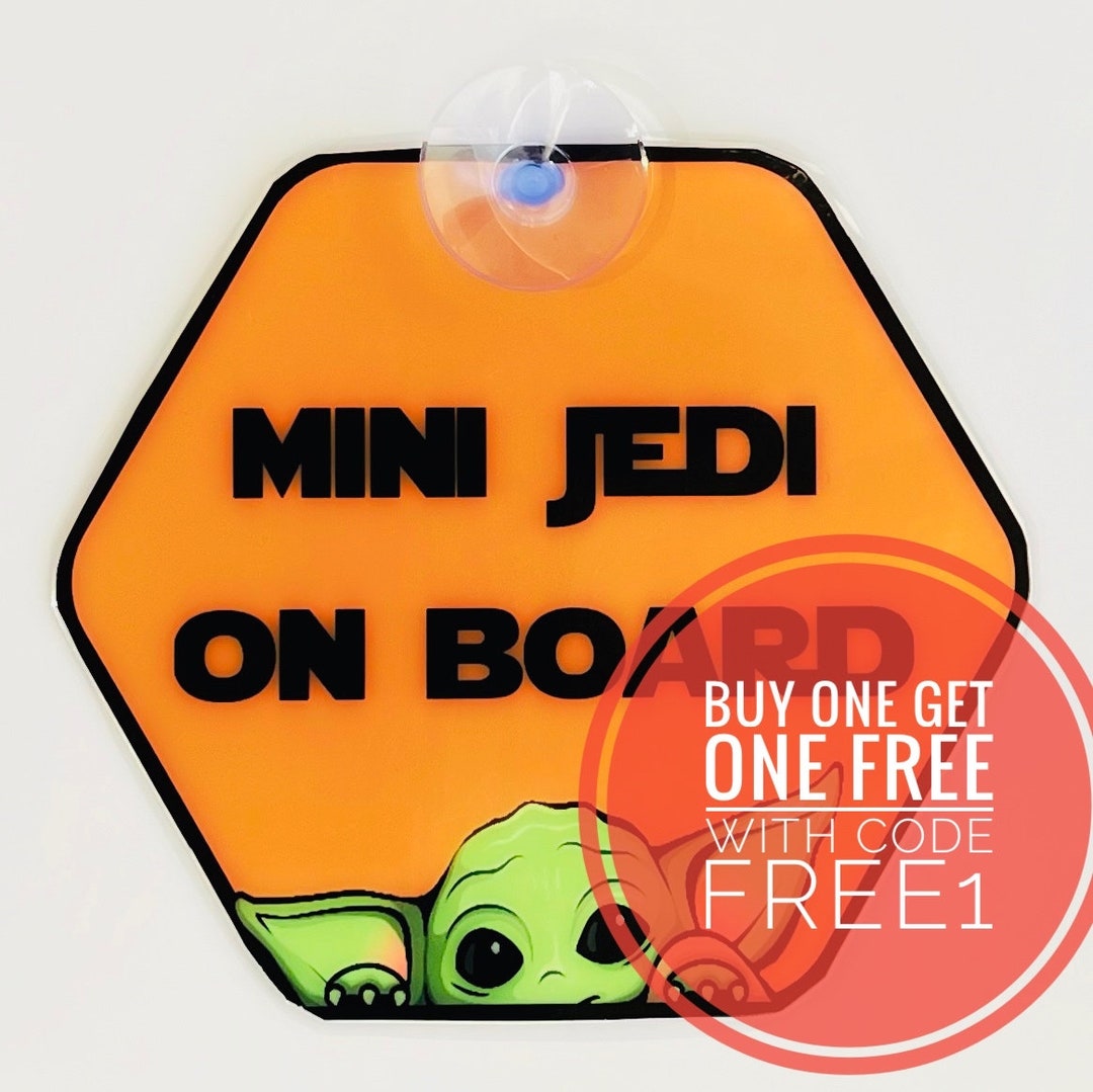 Star Wars Car Sign, Baby on Board Car Sign, Suction Sign, Car Sticker ...