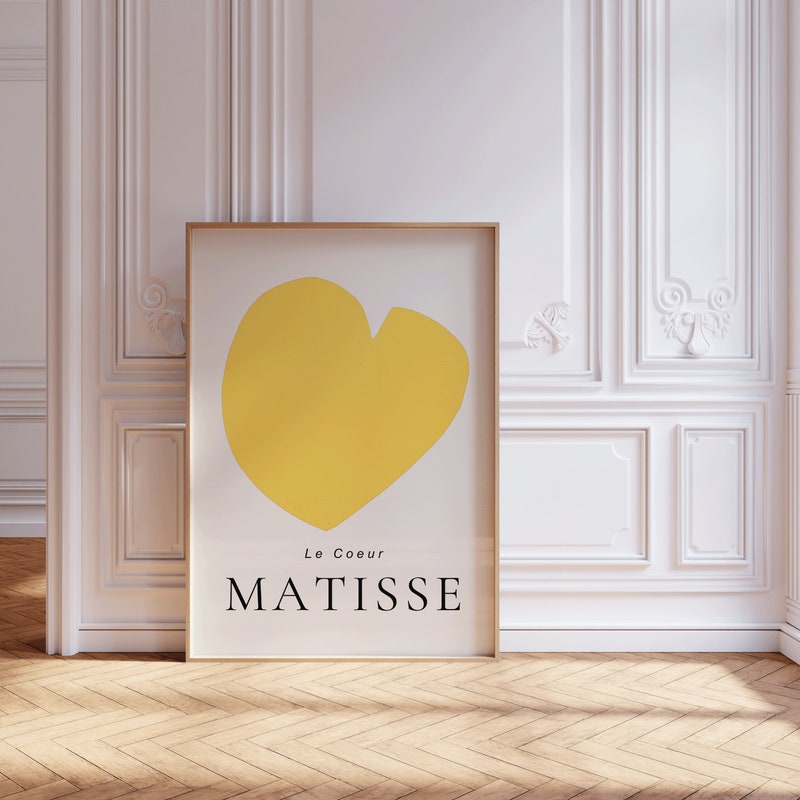 Yellow Matisse Print - Etsy