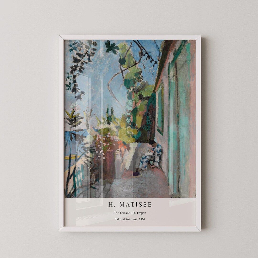 Henri Matisse - the Terrace St. Tropez | Famous Painting (available ...
