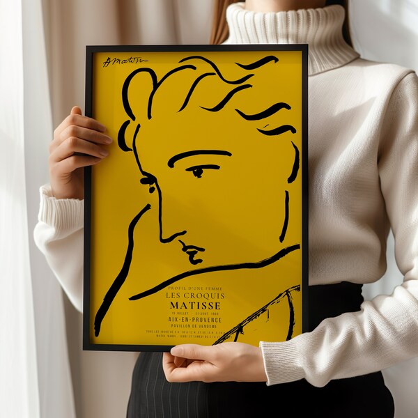 Yellow Matisse Print - Etsy