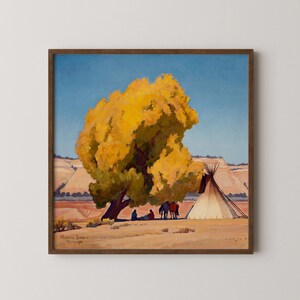 Maynard Dixon - Lazy Autumn | Iconic Artwork Depicting the American ...