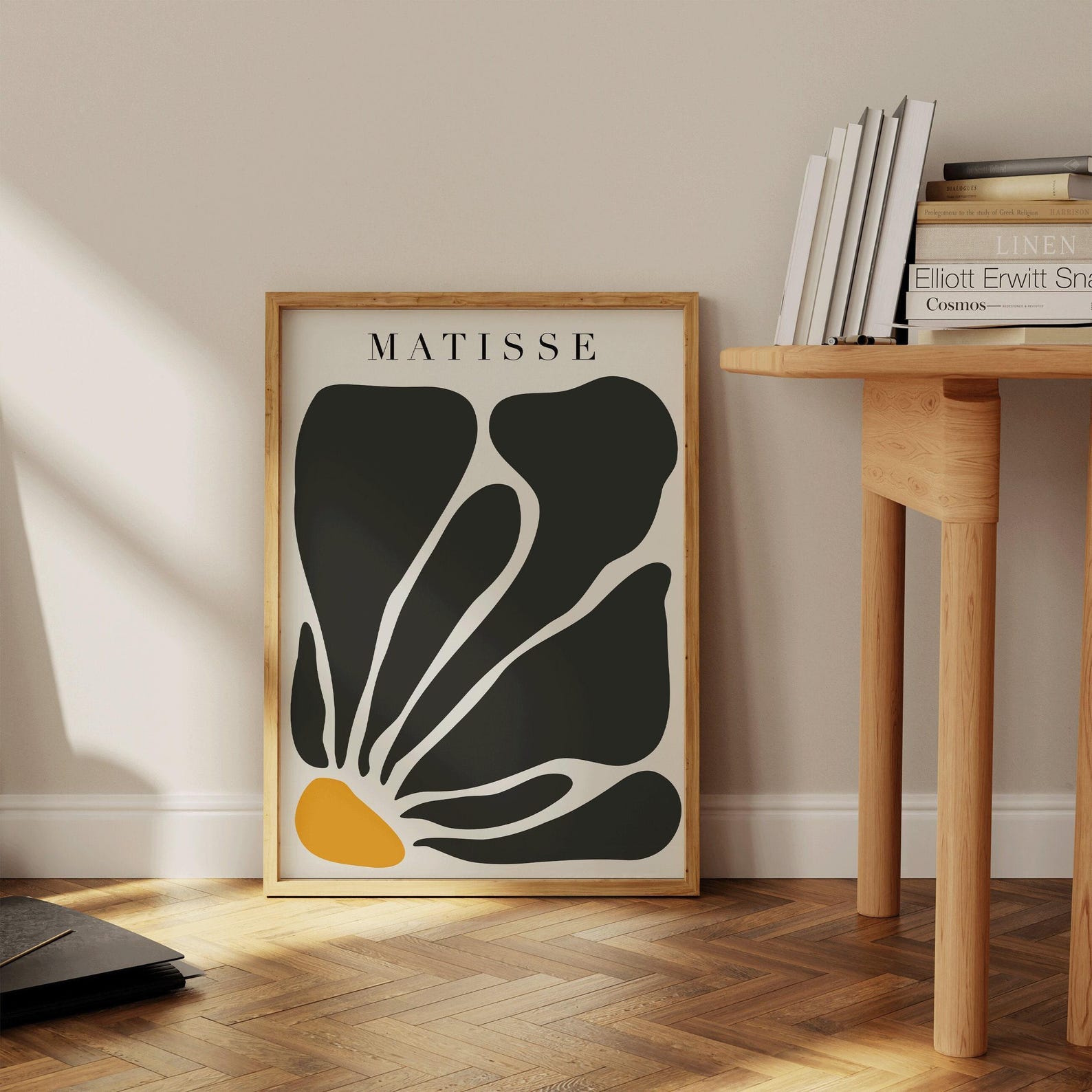 Henri Matisse - Papier Decoupes Black Flower | Famous Painting ...