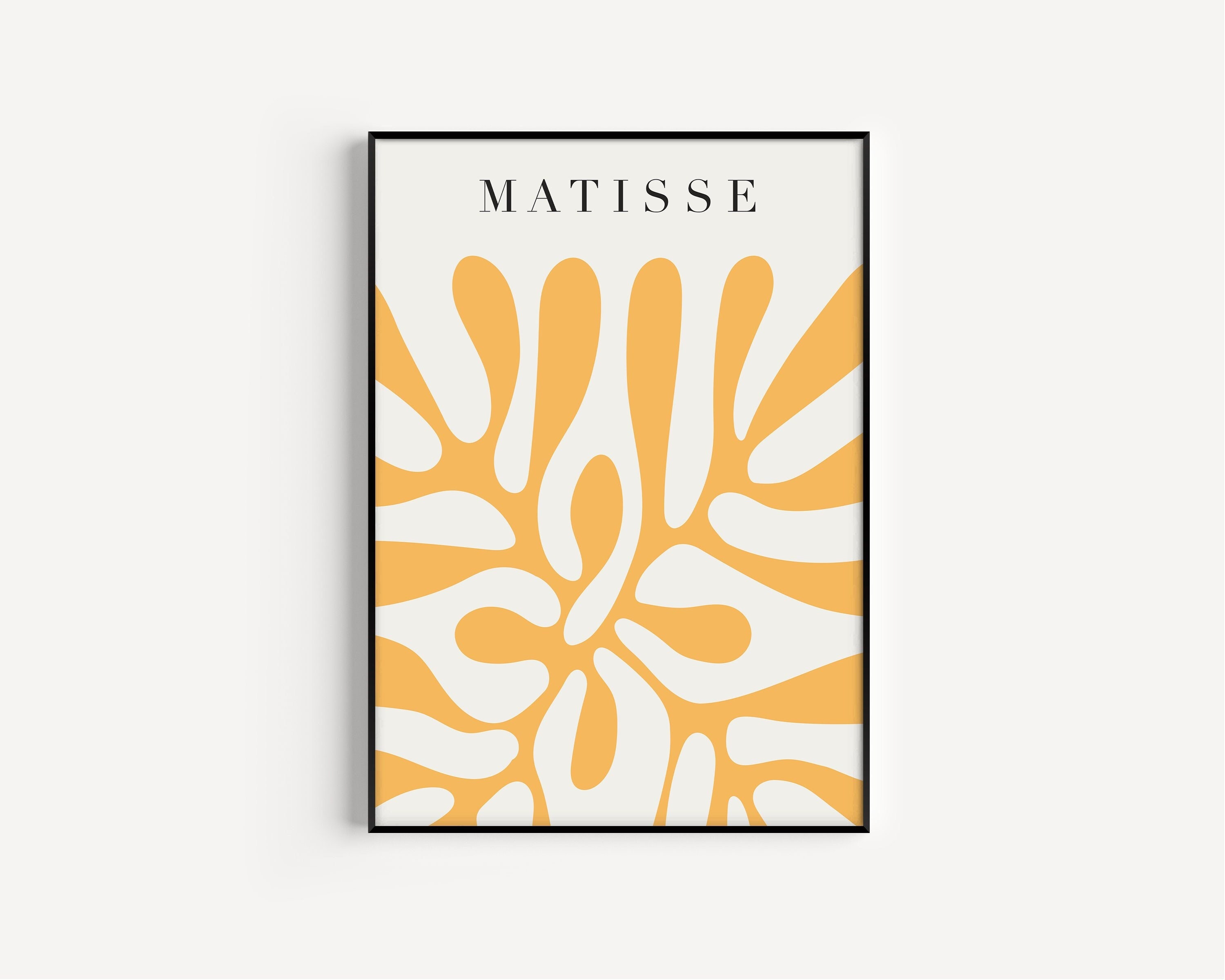 Framed Henri Matisse Paper Cutouts Print Danish Pastel Exhibition ...